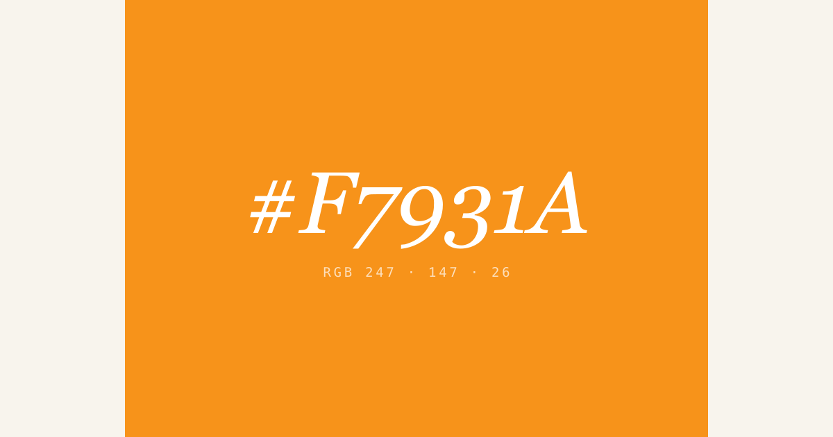 Bitcoin Orange — The Bitcoin Annotated